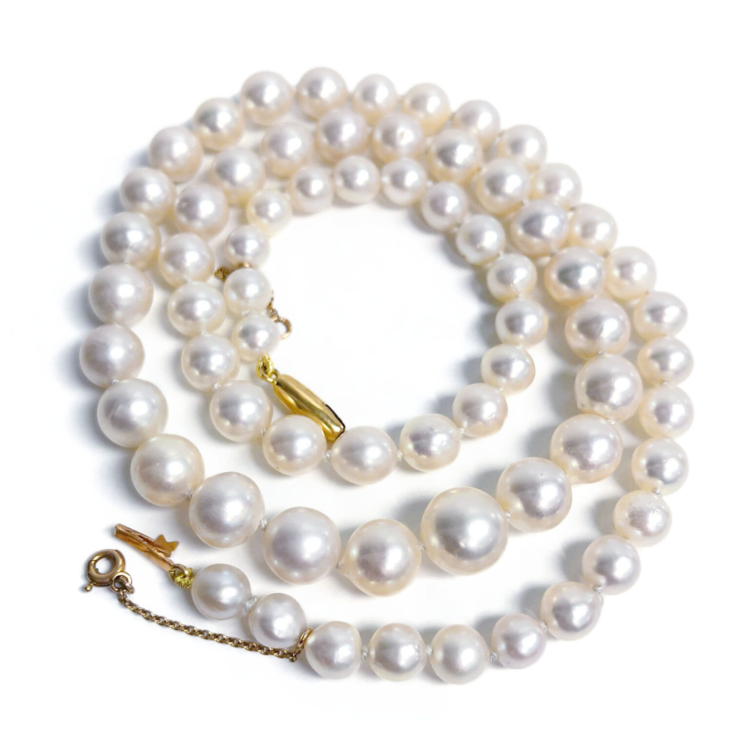18k Pearl "Classic Single-Strand Pearl" Necklace 17518-9221 - Binenbaum ...