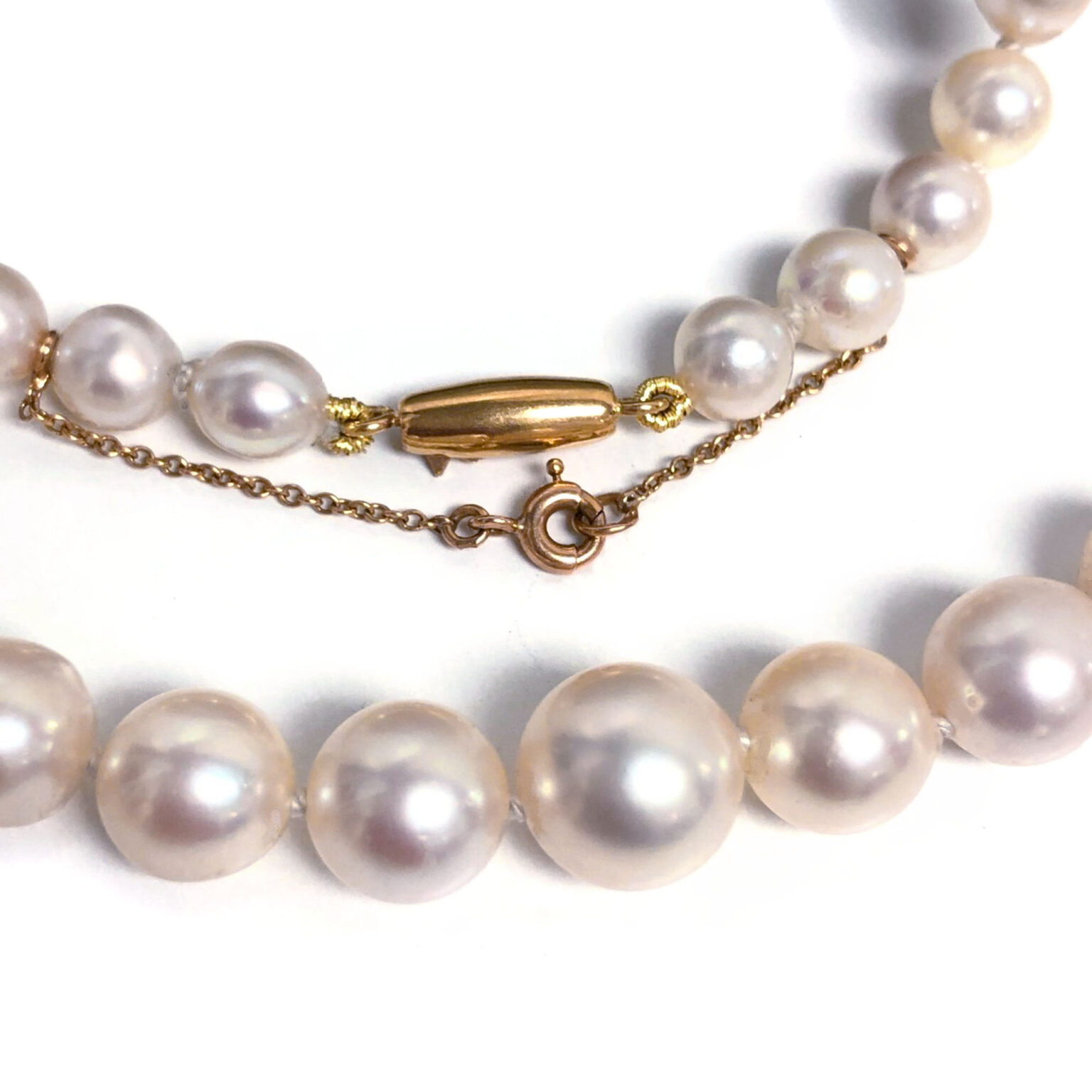 18k Pearl "Classic Single-Strand Pearl" Necklace 17518-9221 - Binenbaum ...